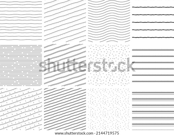 Seamless Hatch Pattern Architectural Texture Background Stock Vector Royalty Free 2144719575