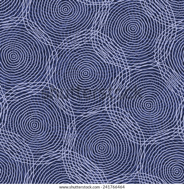 Seamless Image Rounds Vector Hand Drawn Stock Vector (Royalty Free ...