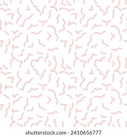 Seamless Patterns Brain Patterns Line Drawing Stock Vector (Royalty ...