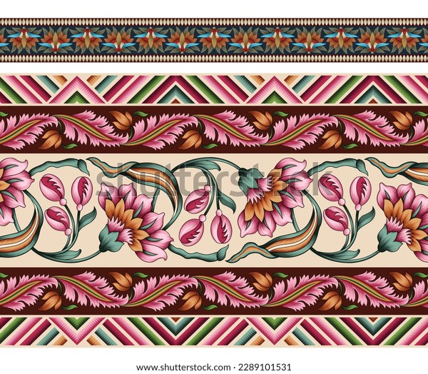 Flower Boder: Over 93 Royalty-Free Licensable Stock Vectors & Vector ...