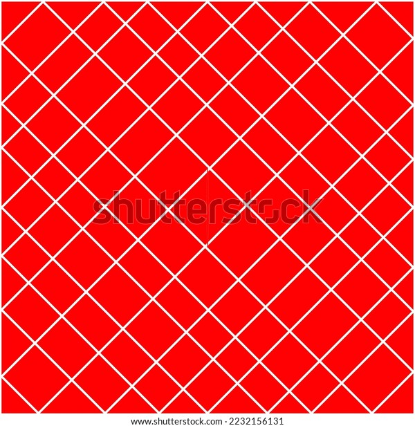 Seamless Red White Grid Pattern Stock Vector (Royalty Free) 2232156131 ...
