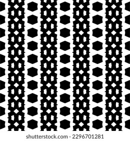 Seamless Repeating Pattern Black White Pattern Stock Vector (Royalty ...