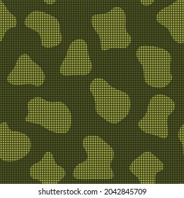 Seamless Spots Mesh Overlay Vector Pattern Stock Vector (Royalty Free ...