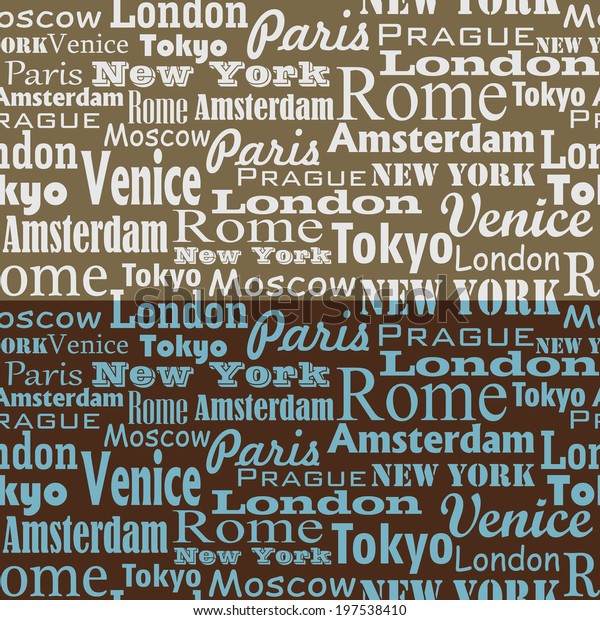 1,675 City Typography Seamless Images, Stock Photos & Vectors ...
