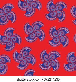 Seamless Texture Blue Swastika Vector Art Stock Vector (Royalty Free ...