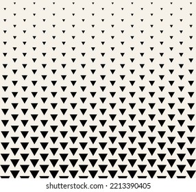 Seamless Triangle Halftone Pattern Background Stock Vector (Royalty ...