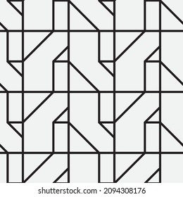 Seamless Vector Pattern Abstract Geometric Reticulate Stock Vector ...