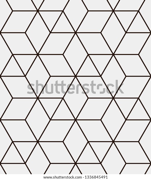 Seamless Vector Pattern Abstract Geometric Background Stock Vector ...