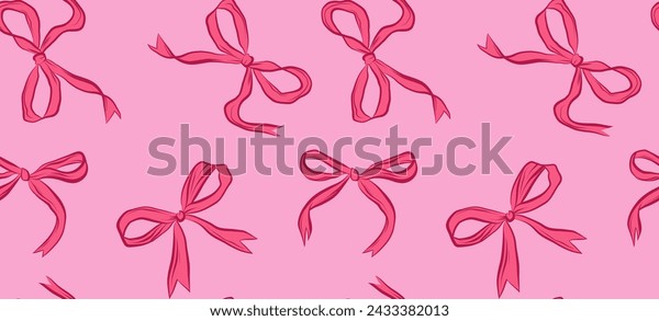 Pink Bow Print Photos, Images & Pictures | Shutterstock