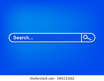 Digital Composite Search Bar Blue Background Stock Photo 1029519103 ...