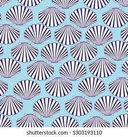 Shell Pattern Vector Illustration Stock Vector (Royalty Free) 689984956 ...