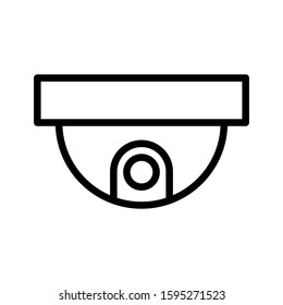 Dome Cctv Security Camera Icon Vector Stock Vector (Royalty Free ...