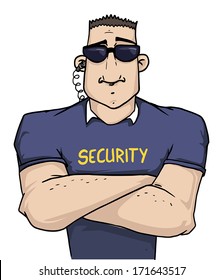 Bouncer Huge Muscular Body Stock Vector (Royalty Free) 1667510029 ...