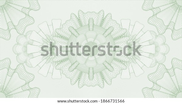 Security Watermark Background Illustration Complex Design Stock Vector ...