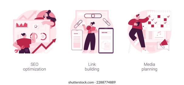 Content Marketing Abstract Concept Vector Illustration Stock Vector ...