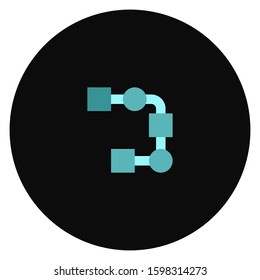 Serial Tasks Flat Vector Icon Stock Vector (Royalty Free) 1598314273 ...