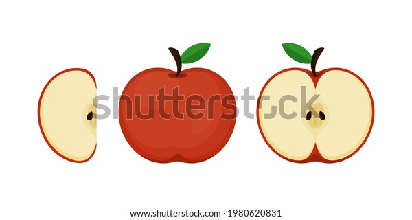 46,462 Slice Apple Stock Vectors, Images & Vector Art | Shutterstock