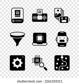 Set Artificial Intelligence Ai Robot Computer Stock Vector (Royalty Free) 2261333311 | Shutterstock