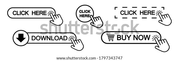 3,288 Download Here Icon Images, Stock Photos & Vectors | Shutterstock