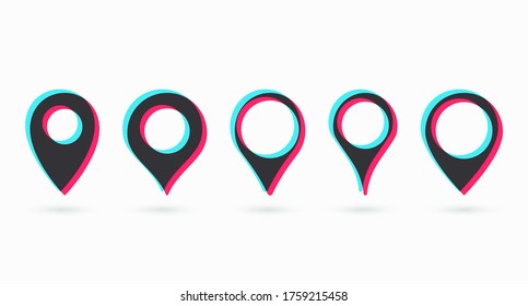 Different location icon 免版税图片、库存照片和图像 | Shutterstock