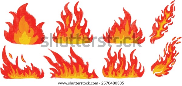 14+ Thousand Children Fire Drawing Royalty-Free Images, Stock Photos ...