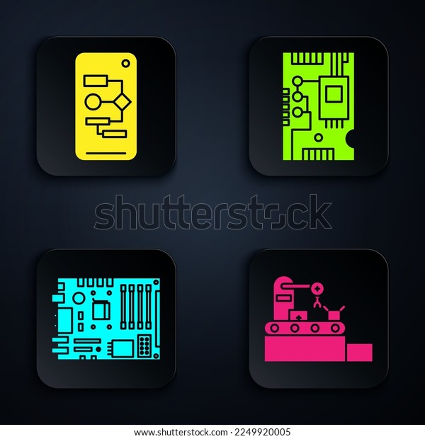 Set Factory Conveyor System Belt Algorithm Stock Vector (Royalty Free) 2249920005 | Shutterstock