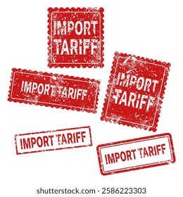 Set Import Tariff Marks Stamps On 库存矢量图（免版税）2586223303 | Shutterstock