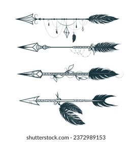 Native American Spear Tattoo