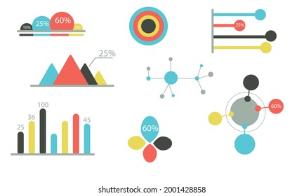 Set Infographic Elements Data Visualization Vector Stock Vector ...