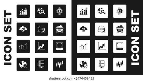 Set Processor Cpu Data Analysis Cloud Stock Vector (Royalty Free) 2474458455 | Shutterstock