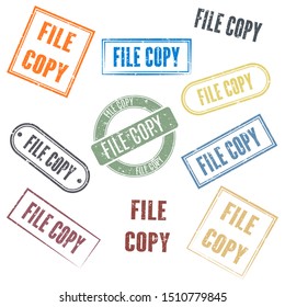 Grunge Green File Copy Word Star Stock Vector (Royalty Free) 2513909509 ...