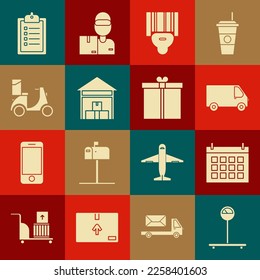 Set Scale Calendar Delivery Cargo Truck Stock Vector (Royalty Free) 2258401603 | Shutterstock