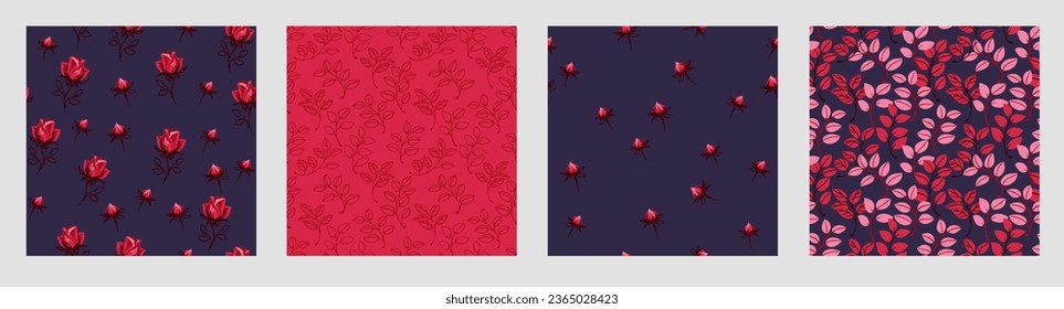Rosebud Seamless Pattern Royalty-Free Images, Stock Photos & Pictures ...