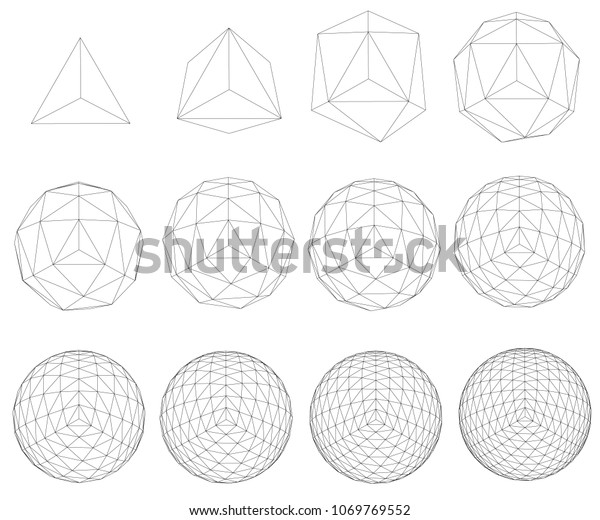 Simple Poly Circle Line Royalty-Free Images, Stock Photos & Pictures ...