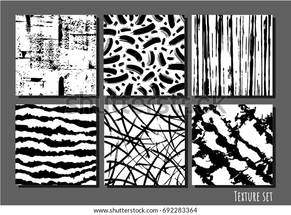 Set Textures Stock Vector (Royalty Free) 692283364 | Shutterstock