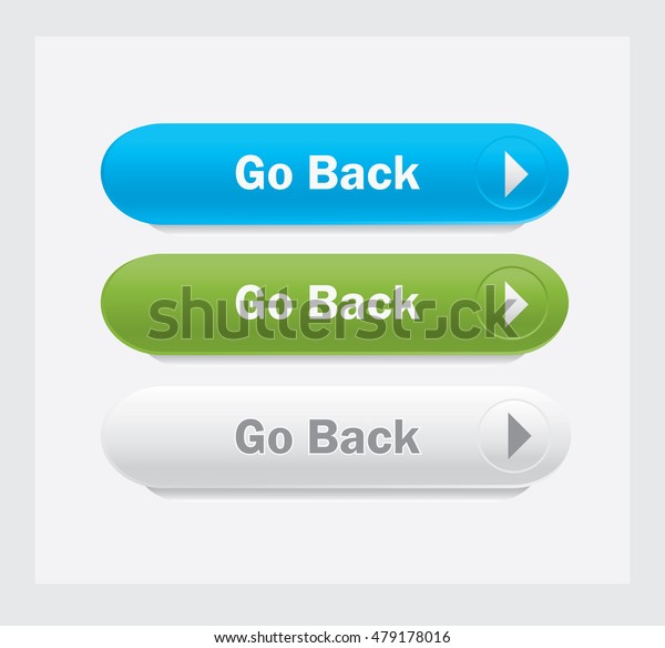 Set Vector Web Interface Buttons Go Stock Vector (Royalty Free ...