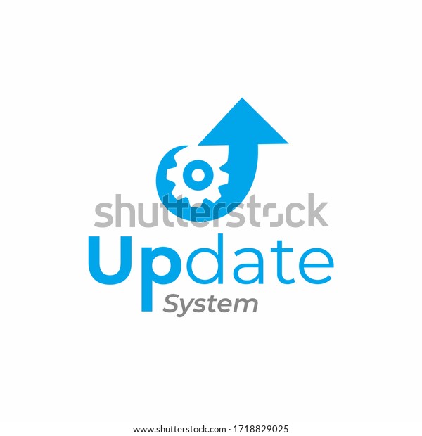 Setup Logo Template Software Upgrade Icon Stock Vector (Royalty Free ...