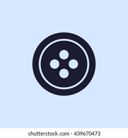 Sewing Button Icon Stock Vector (Royalty Free) 439670473 | Shutterstock