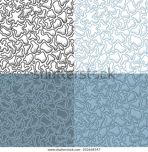 Shaded Blob Repeating Pattern Stock Vector (Royalty Free) 202668547 ...