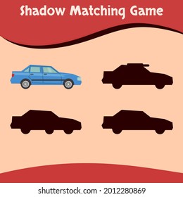 Vektor Stok Shadow Matching Game Background Vector Good (Tanpa Royalti ...