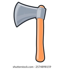 Sharp Axe Logging Vector Art Illustration Stock Vector (Royalty Free ...