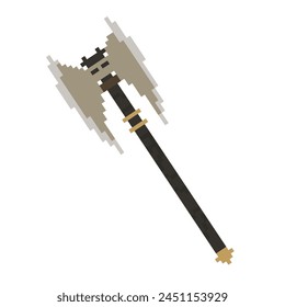 Sharp Axe Pixel Art Dynamic Digital Stock Vector (Royalty Free ...