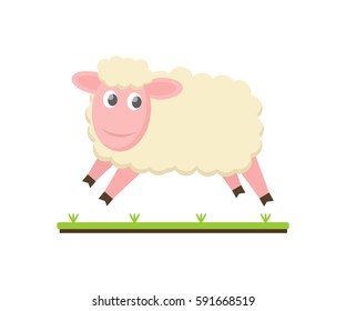 Sheep Vector Illustrator Stock Vector (Royalty Free) 591668519 ...