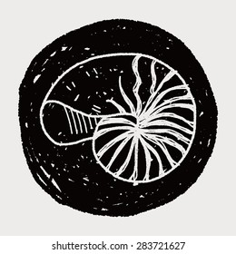 Shell Doodle Stock Vector (Royalty Free) 283046075 | Shutterstock