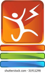 55 Stick Man Lightning Bolt Images, Stock Photos, 3D objects, & Vectors ...