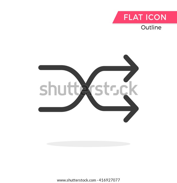 Shuffle Vector Object Picture Image Graphic Stock Vector (Royalty Free ...