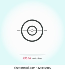 Sight Vector Icon Stock Vector (Royalty Free) 329890880 | Shutterstock