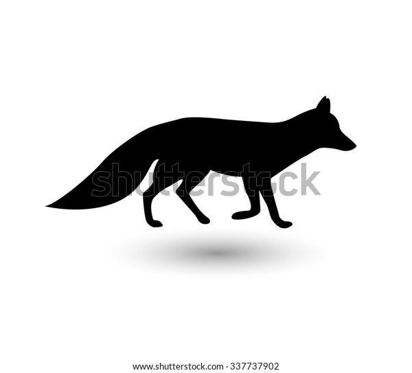 Silhouette Fox Stock Vector (Royalty Free) 337737902 | Shutterstock