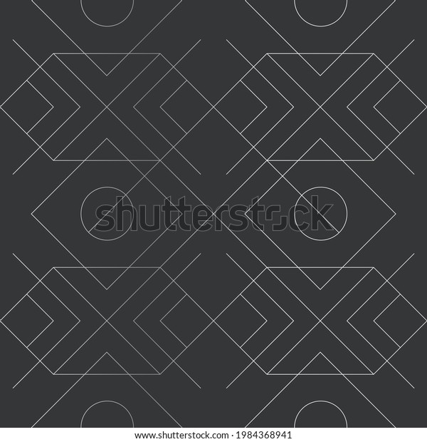 Silver Texture Seamless Geometric Pattern Silver Stock Vector (Royalty ...