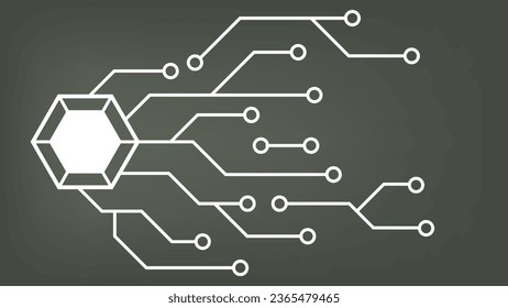 Simple Abstract Data Stream Matrix Like Stock Vector (Royalty Free ...